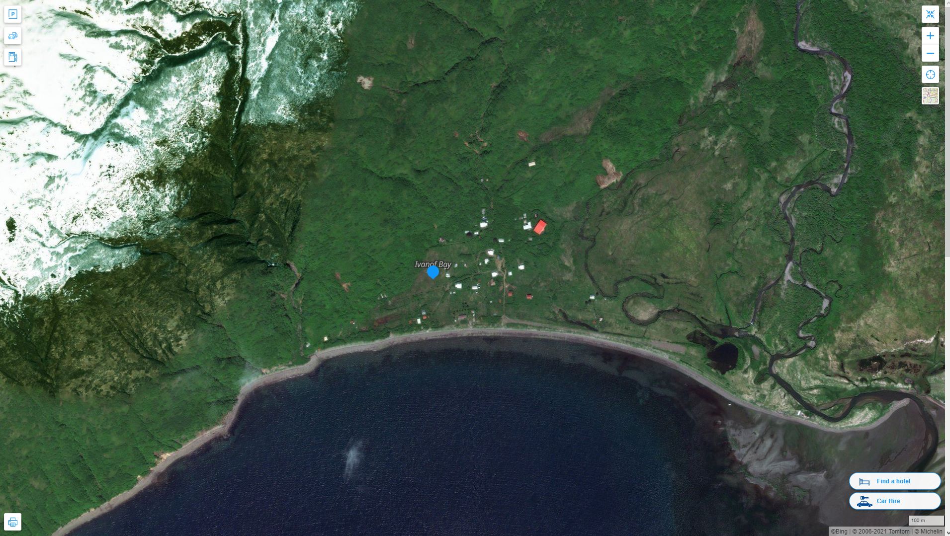 ivanof Bay Alaska Map