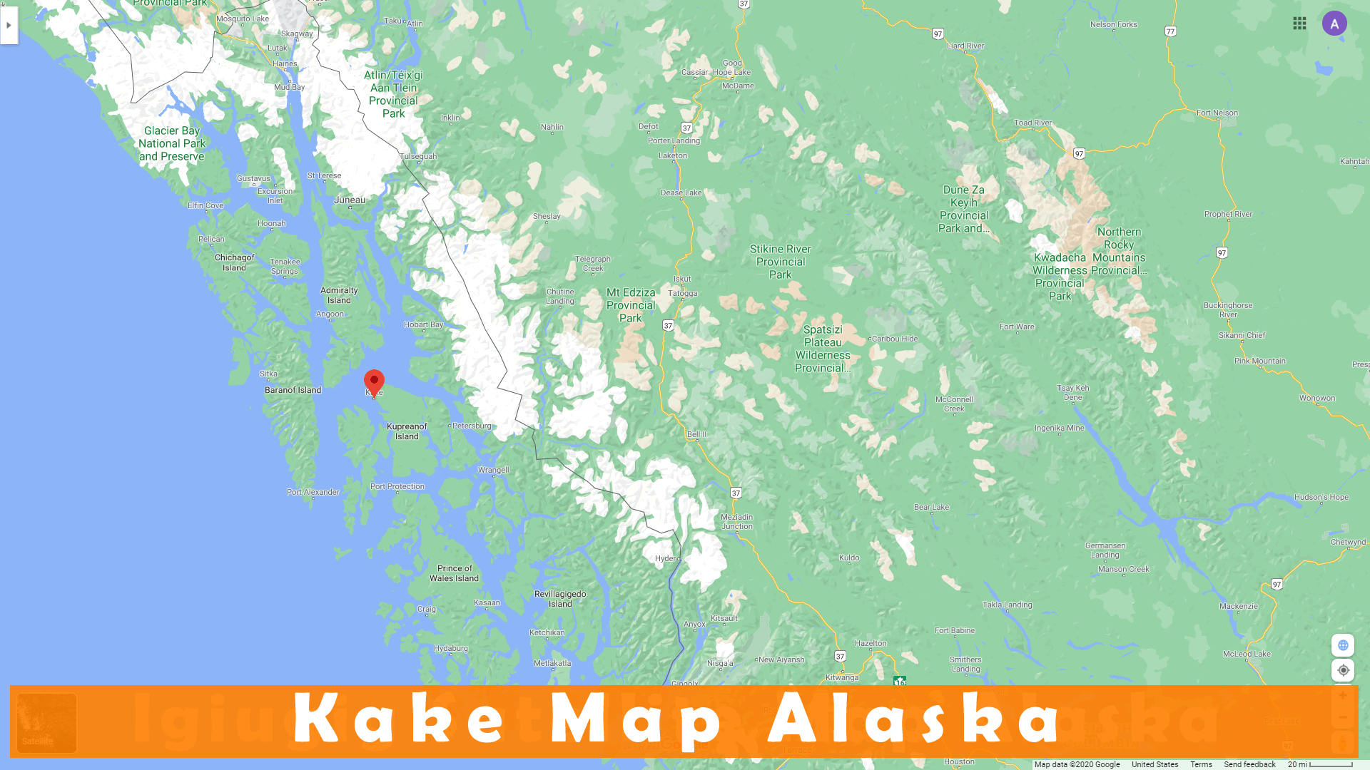Kake, Alaska Map