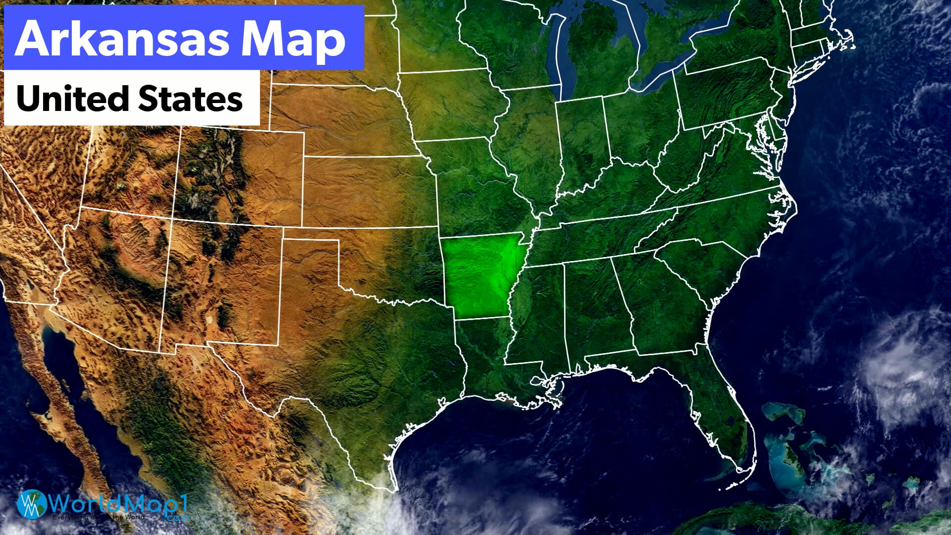 Monette Arkansas Map