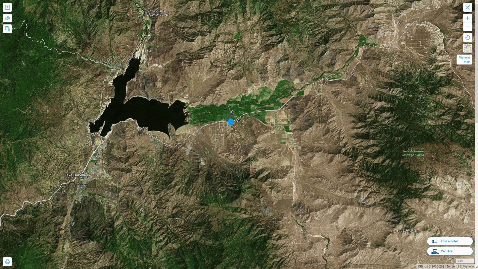Bella Vista, California Map