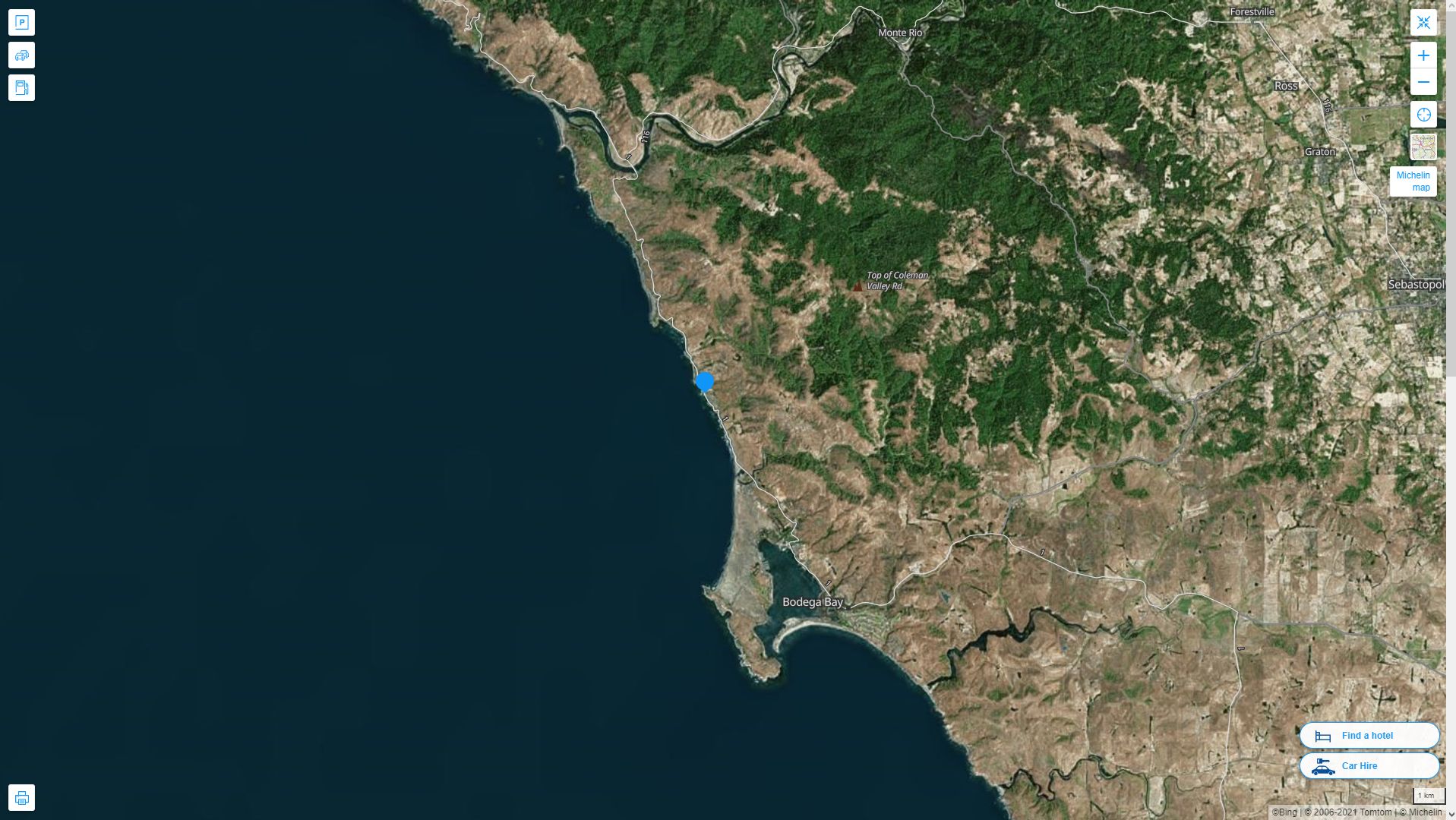 Carmet California Map