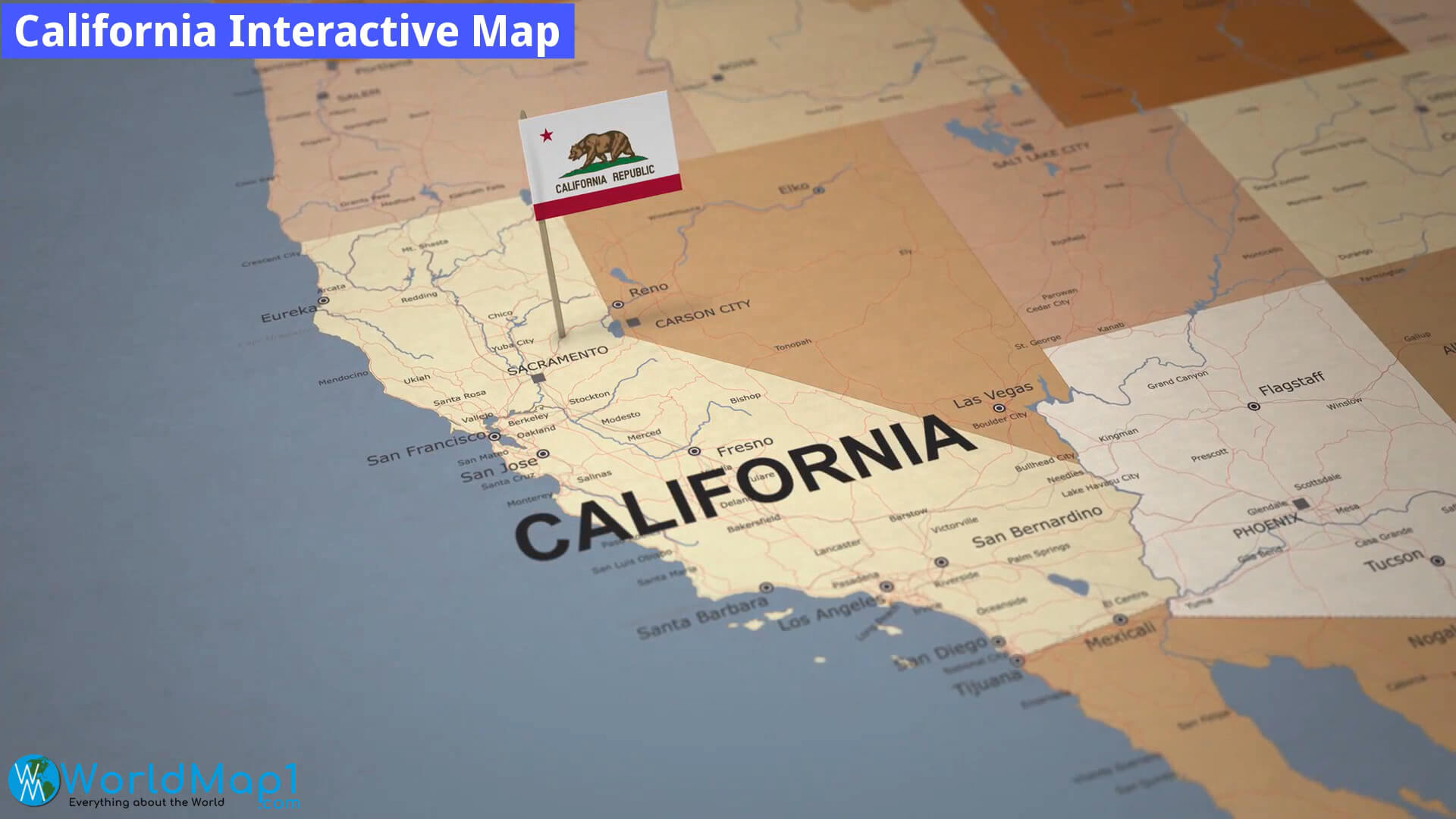 Where is California on the Map?