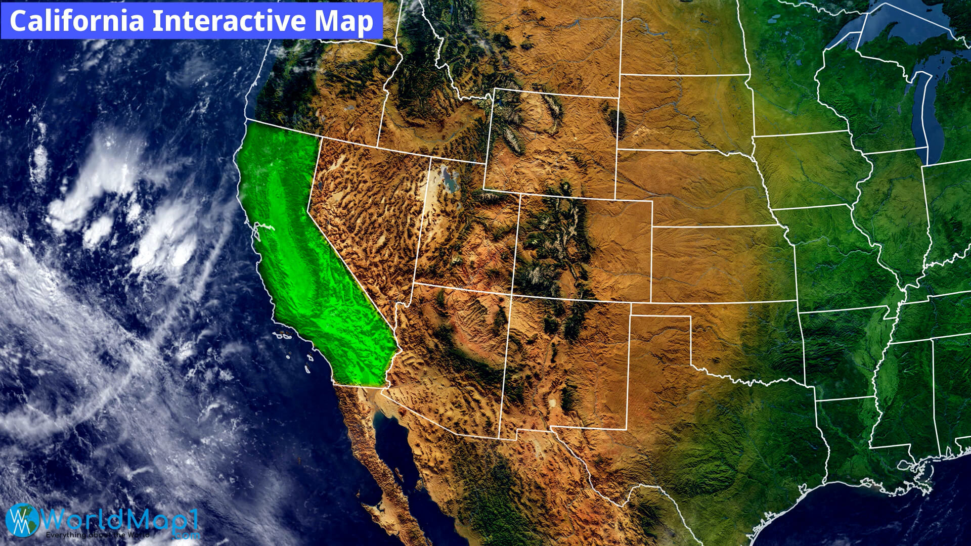 Where is California on the Map?