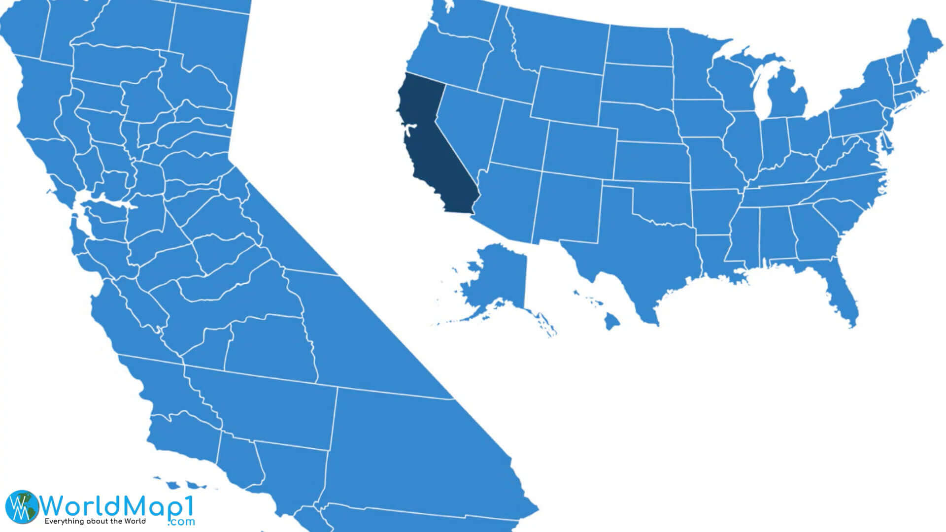 Where is California on the Map?