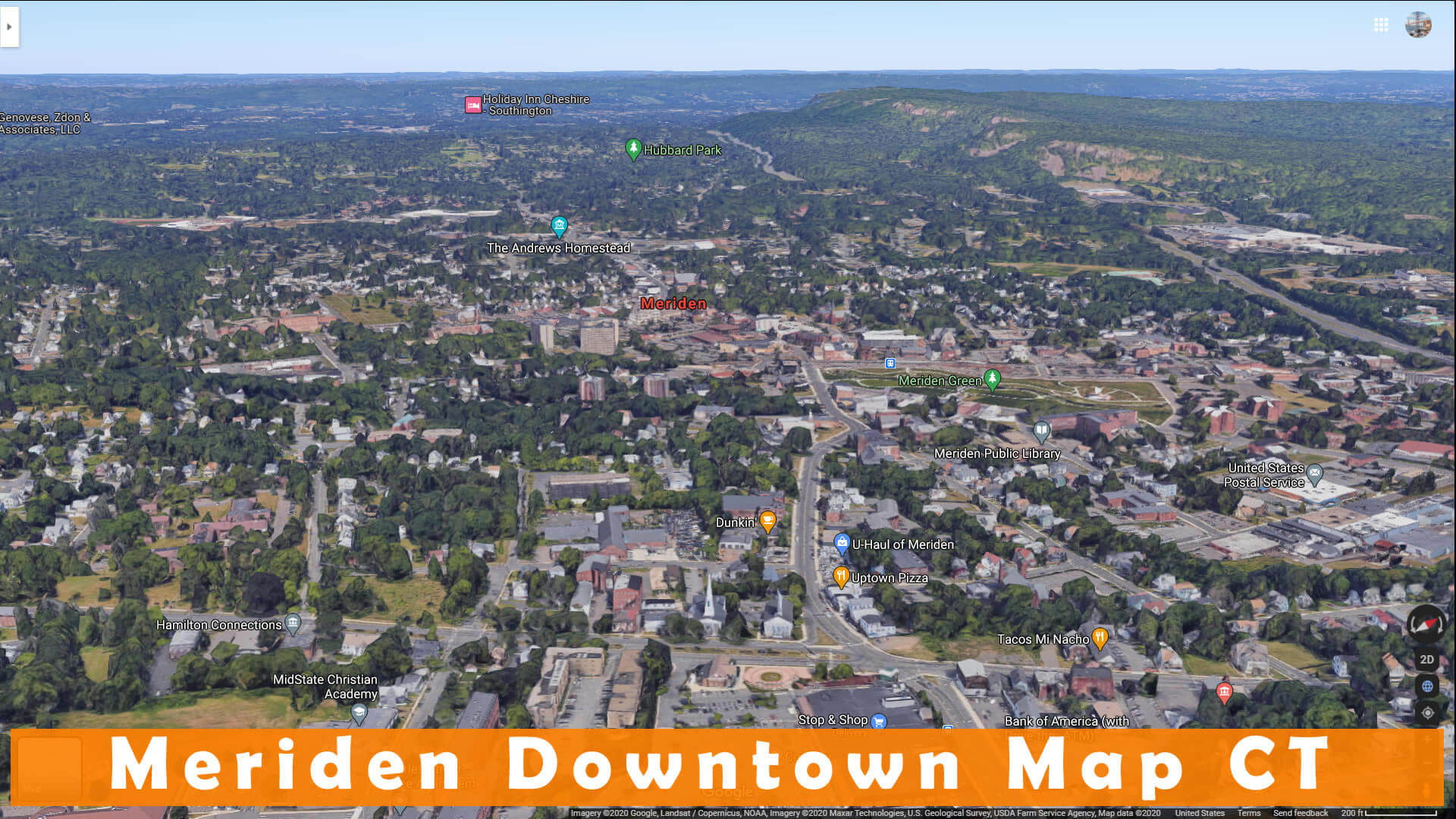 Meriden, Connecticut Map