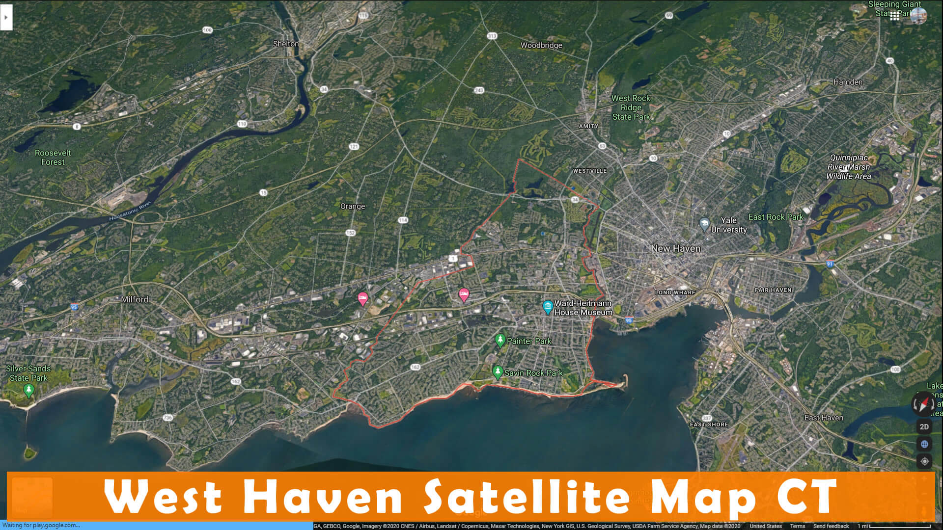 West Haven, Connecticut Map
