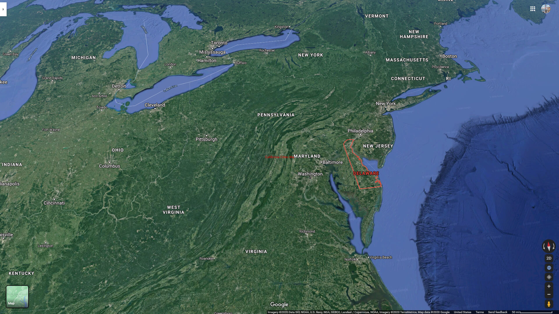 Delaware Map