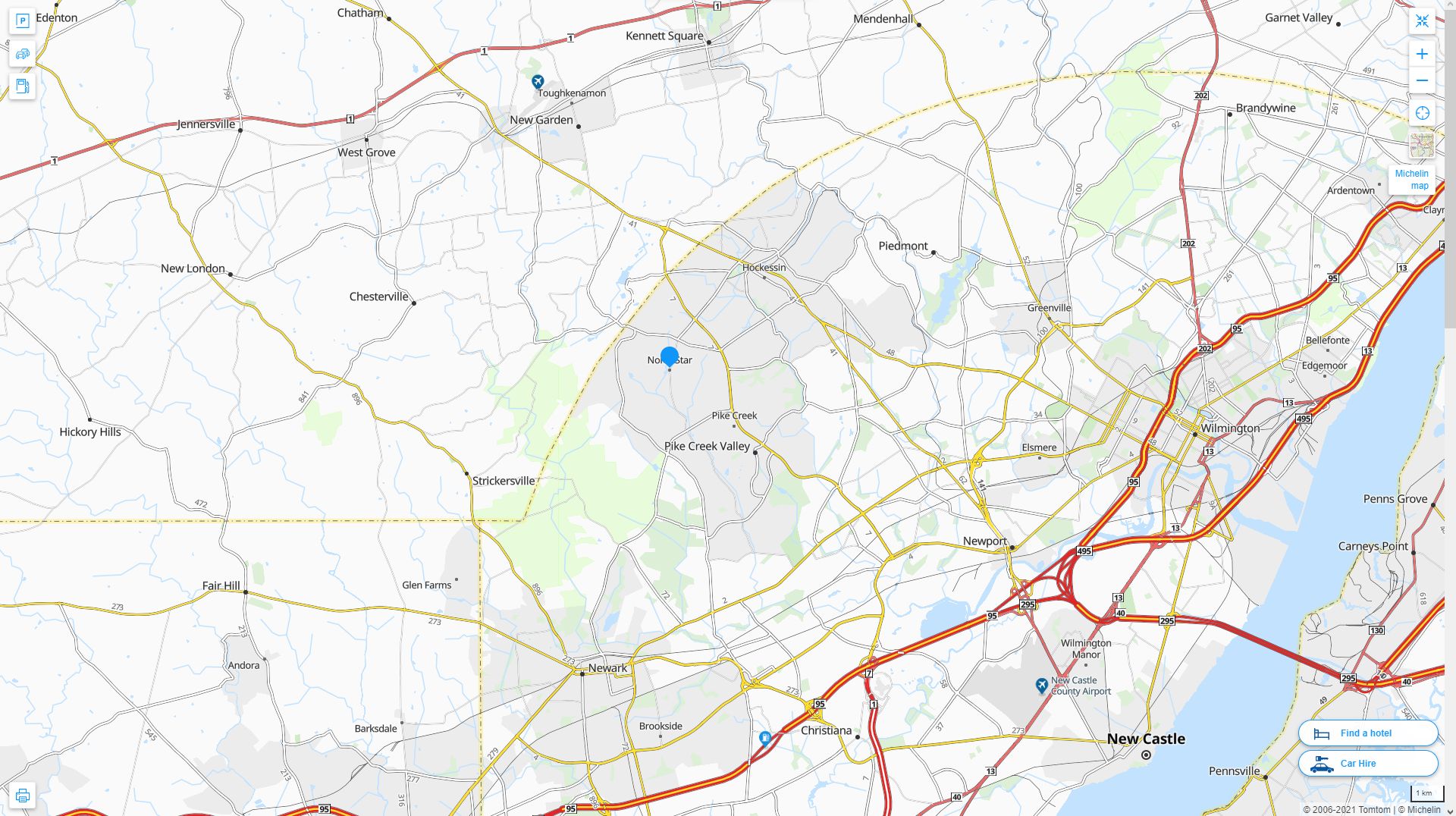 North Star Delaware Map