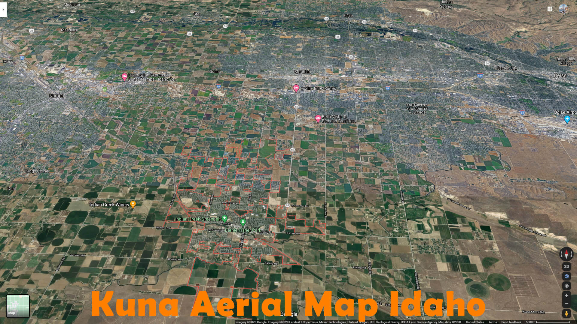Kuna, Idaho Map