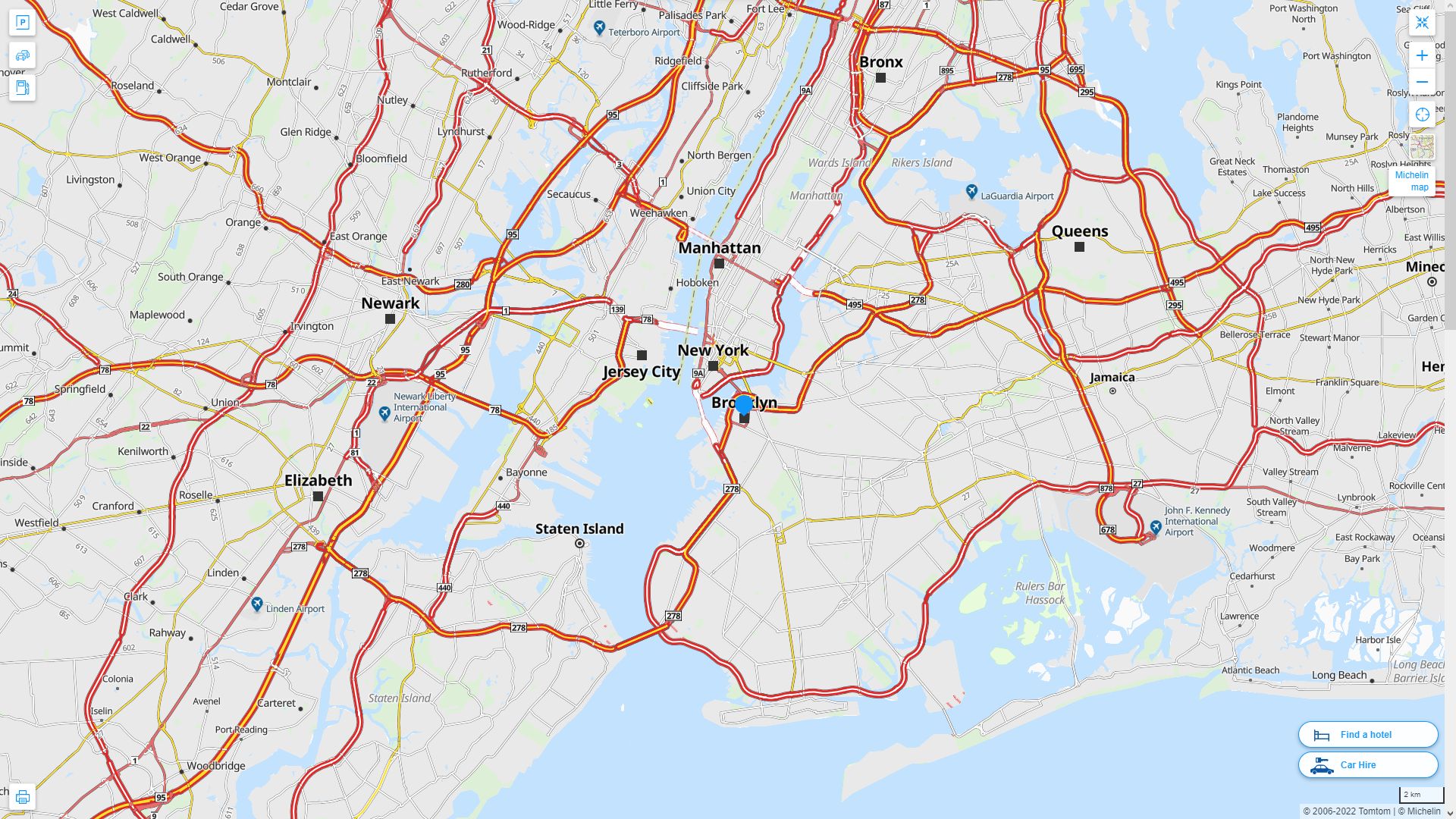 Brooklyn, New York Map