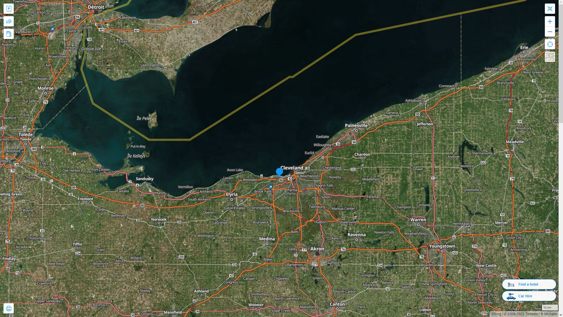 Lakewood Ohio Map - United States