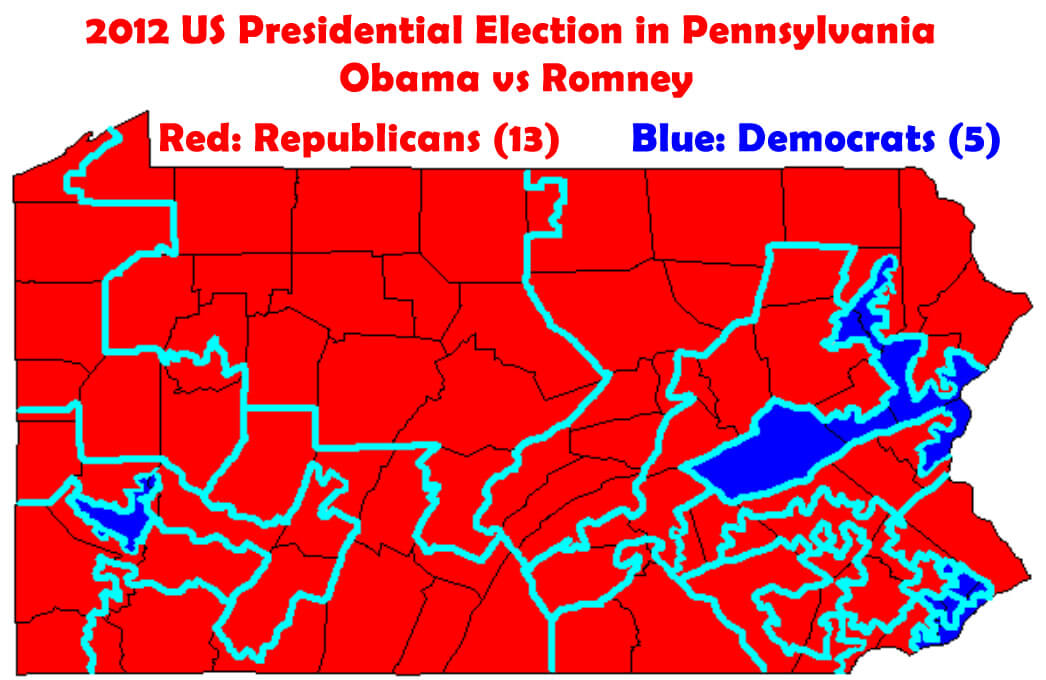 Pennsylvania Election Map