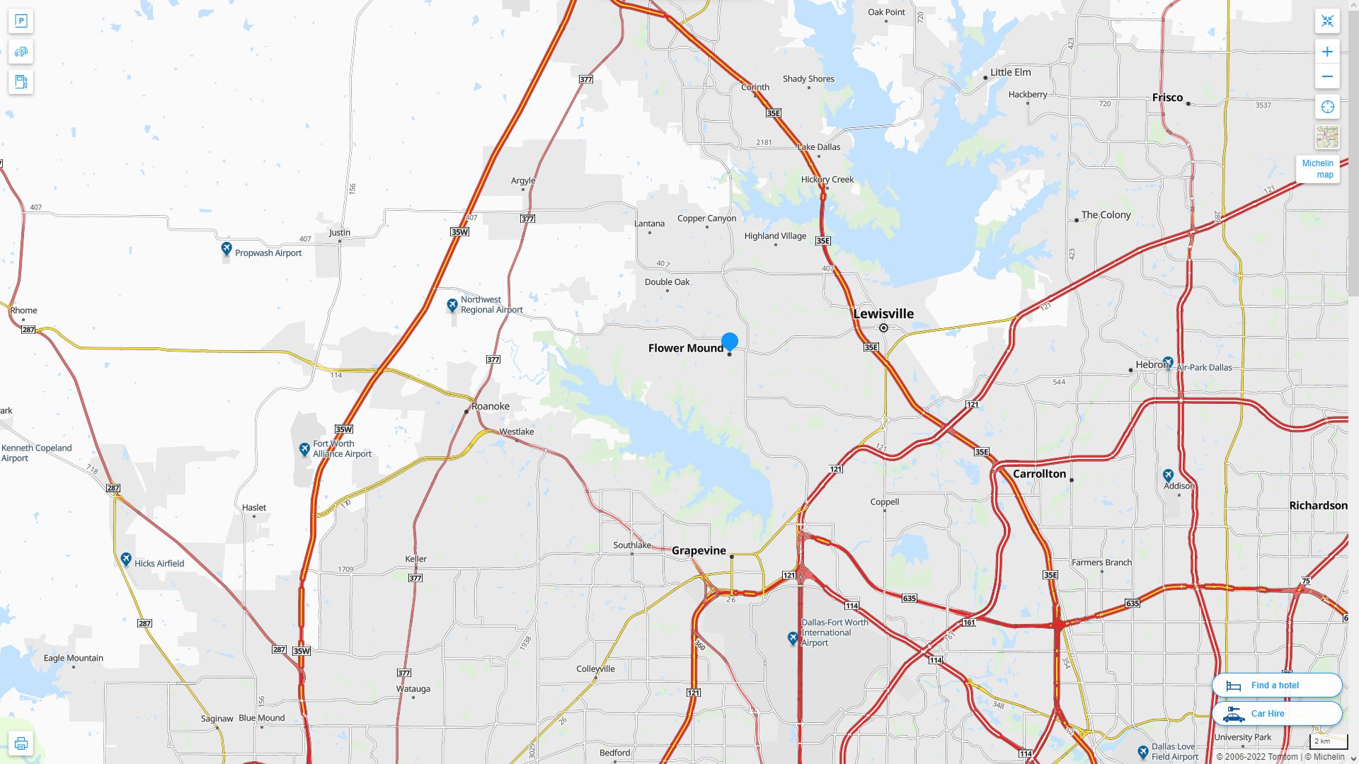 Flower Mound Tx Map With Street Names | Best Flower Site