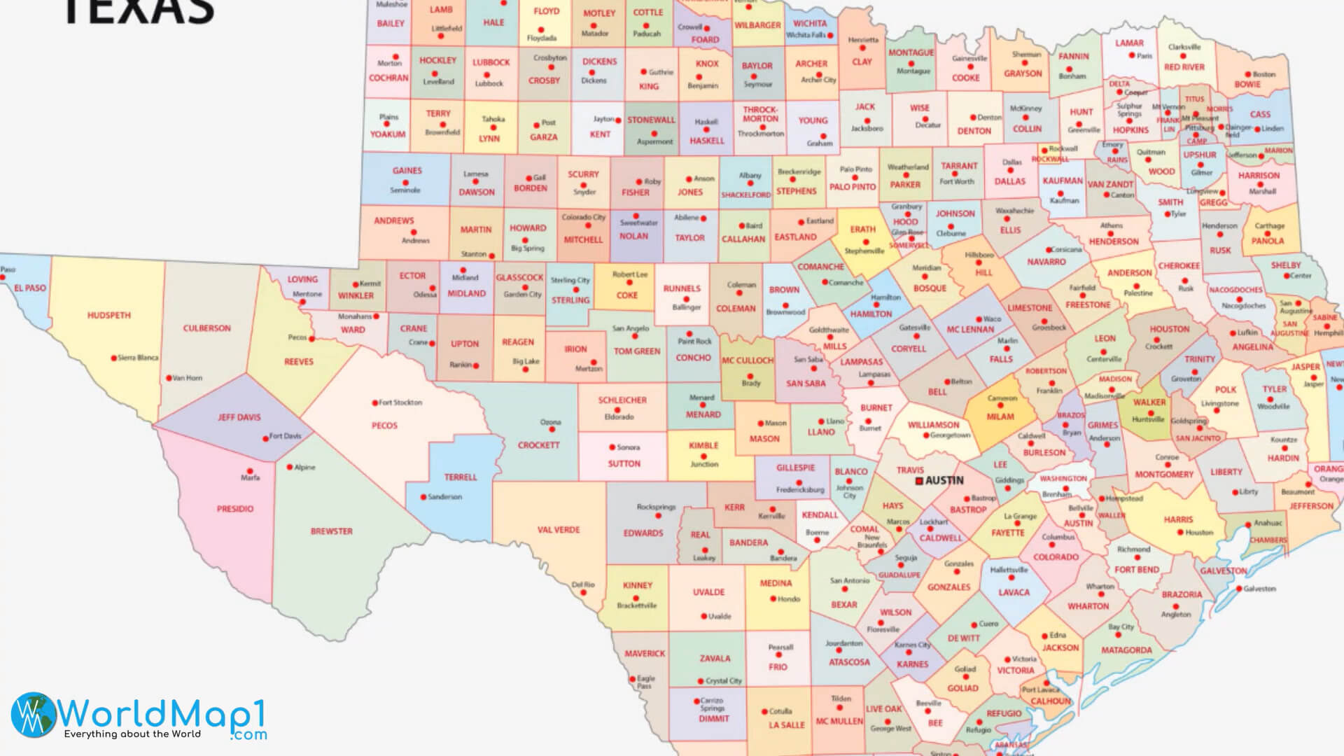 Where is Texas on the map? Find out where Texas is?