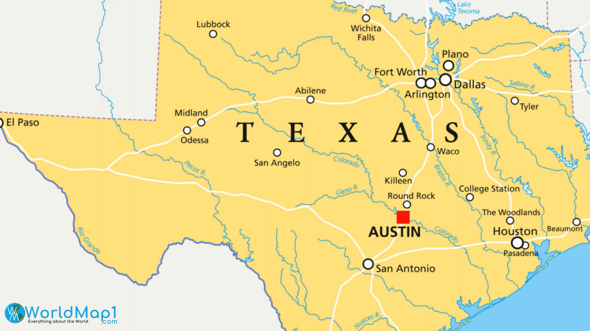 Where is Texas on the map? Find out where Texas is?