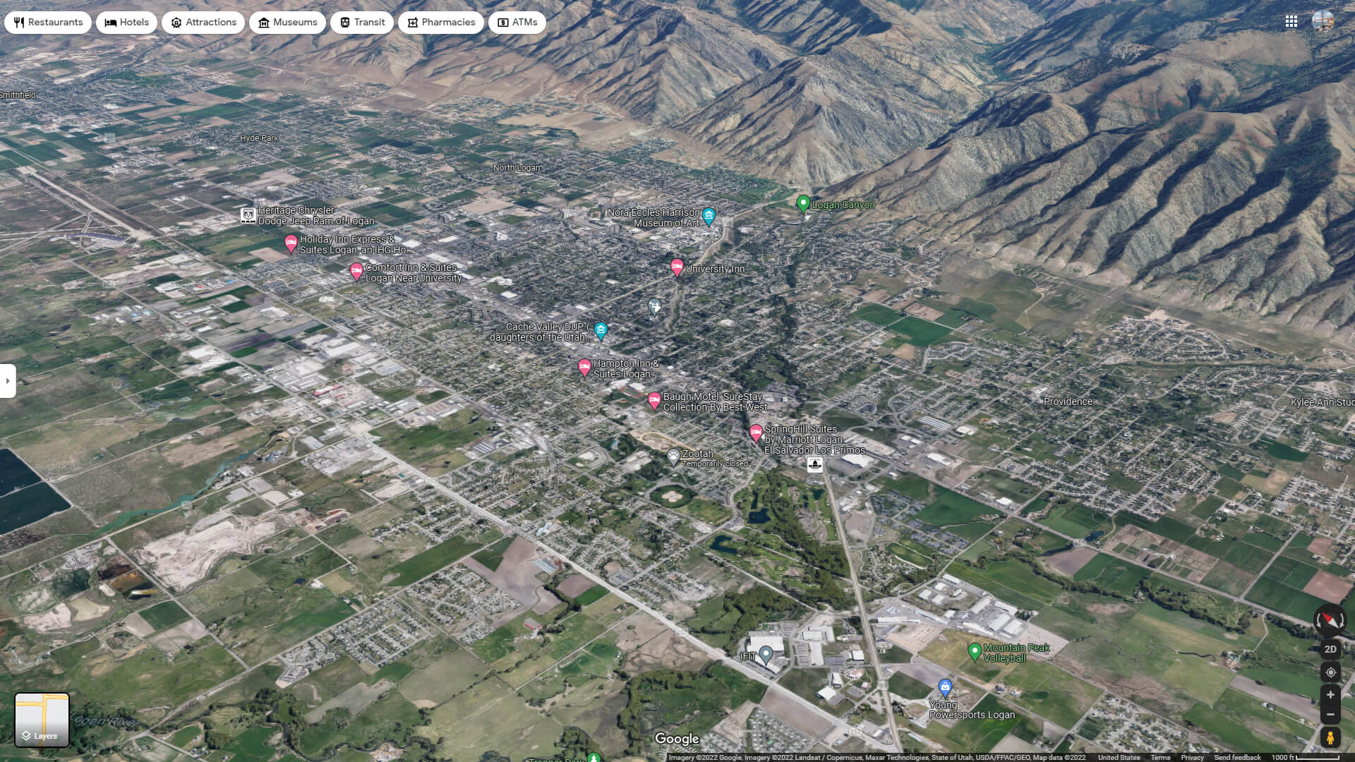 Logan, Utah Map
