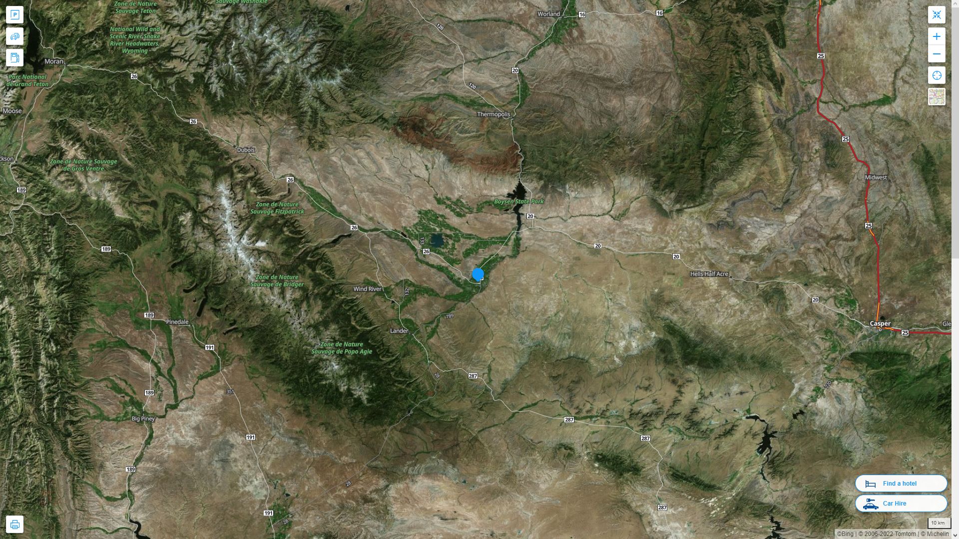 Riverton Wyoming Map - United States