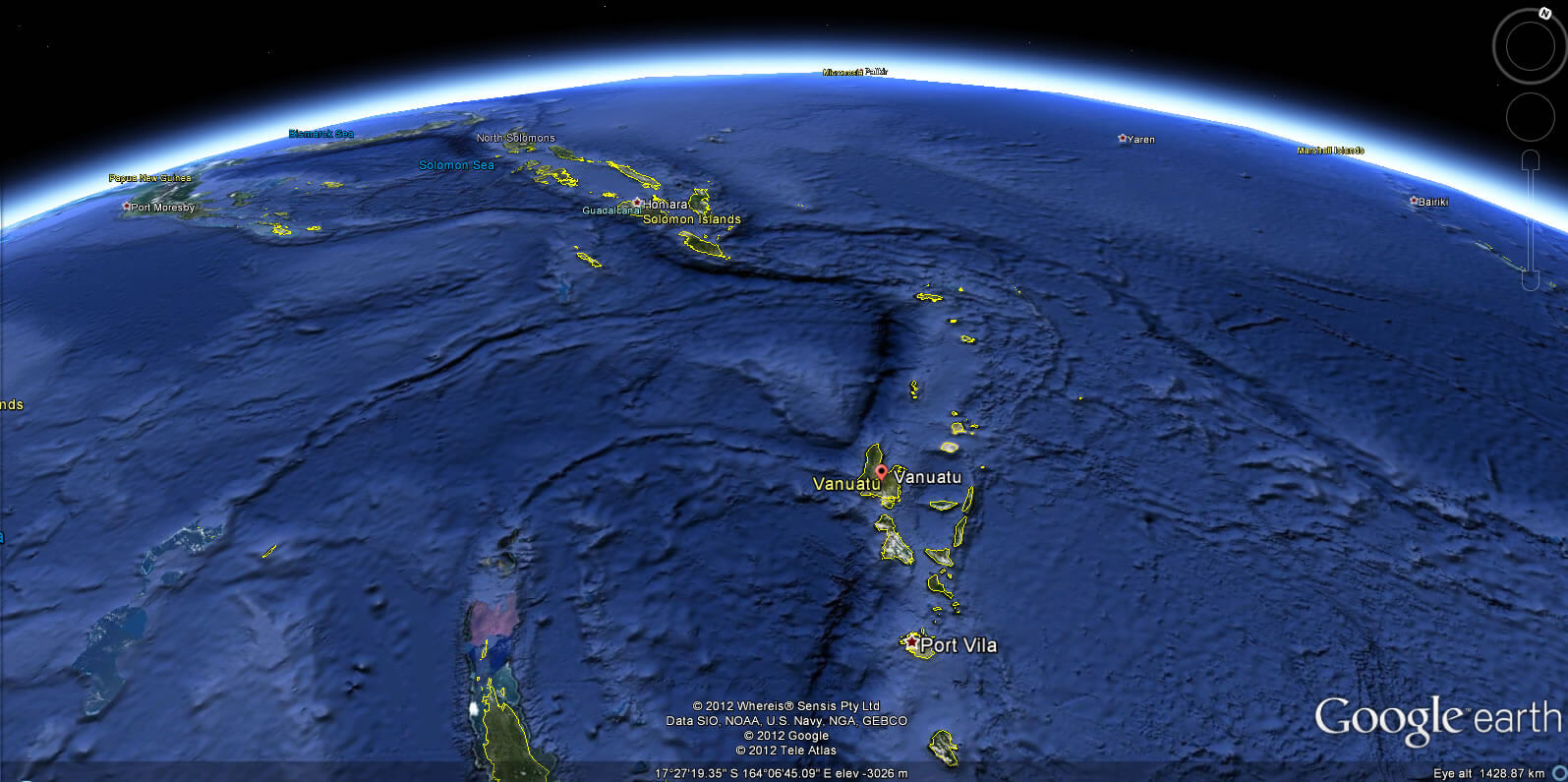 Vanuatu Map
