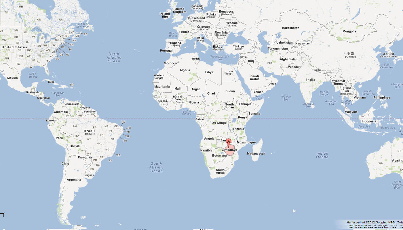 Physical Maps Of Zimbabwe
